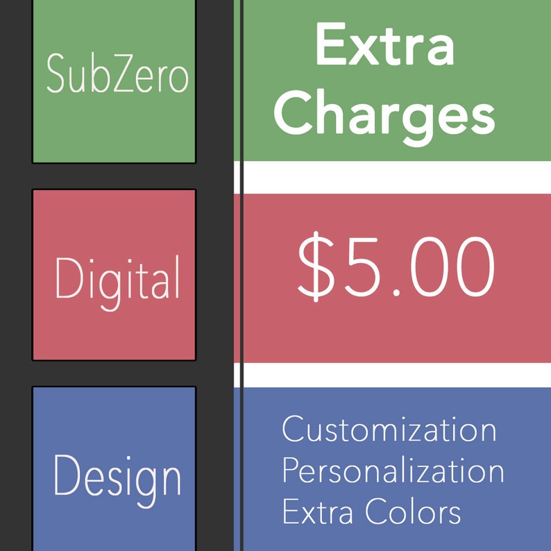 Extra Charges - Etsy