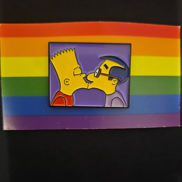 Bart Simpson Pin - Etsy