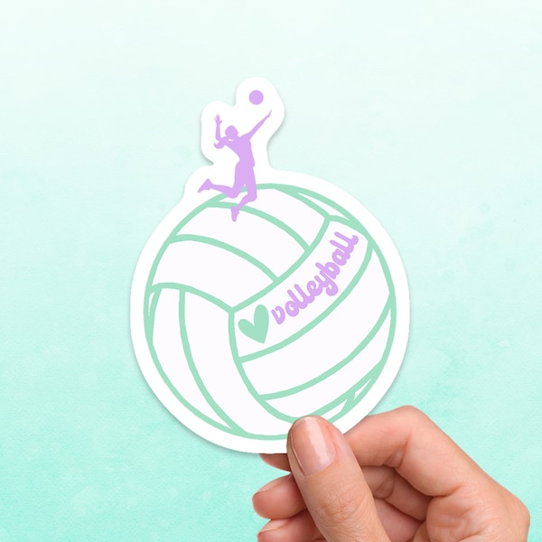 Volleyball Stickers - Etsy
