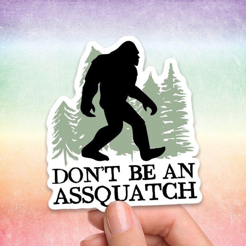 Sasquatch Sticker - Etsy