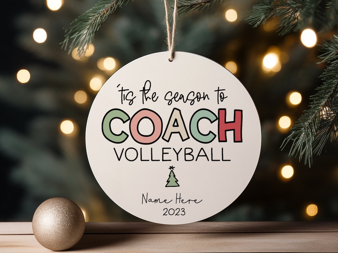 Personalized Coach Christmas Ornament Custom Coach Gift - Etsy
