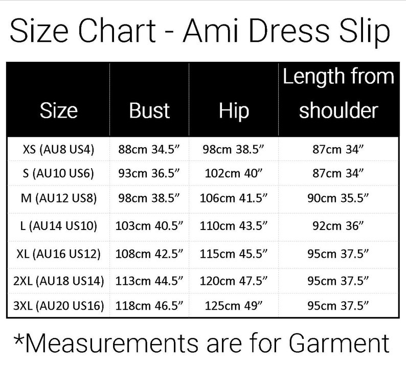 Cotton Slip | AMI | Straight Cut | Above the Knee | XS - 3XL - Etsy