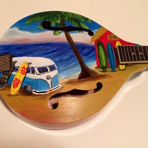 Custom Order Hand-Painted Mandolin | Etsy