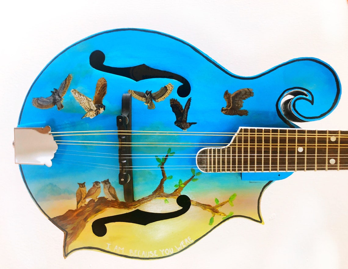 Custom Order Hand-Painted Mandolin | Etsy