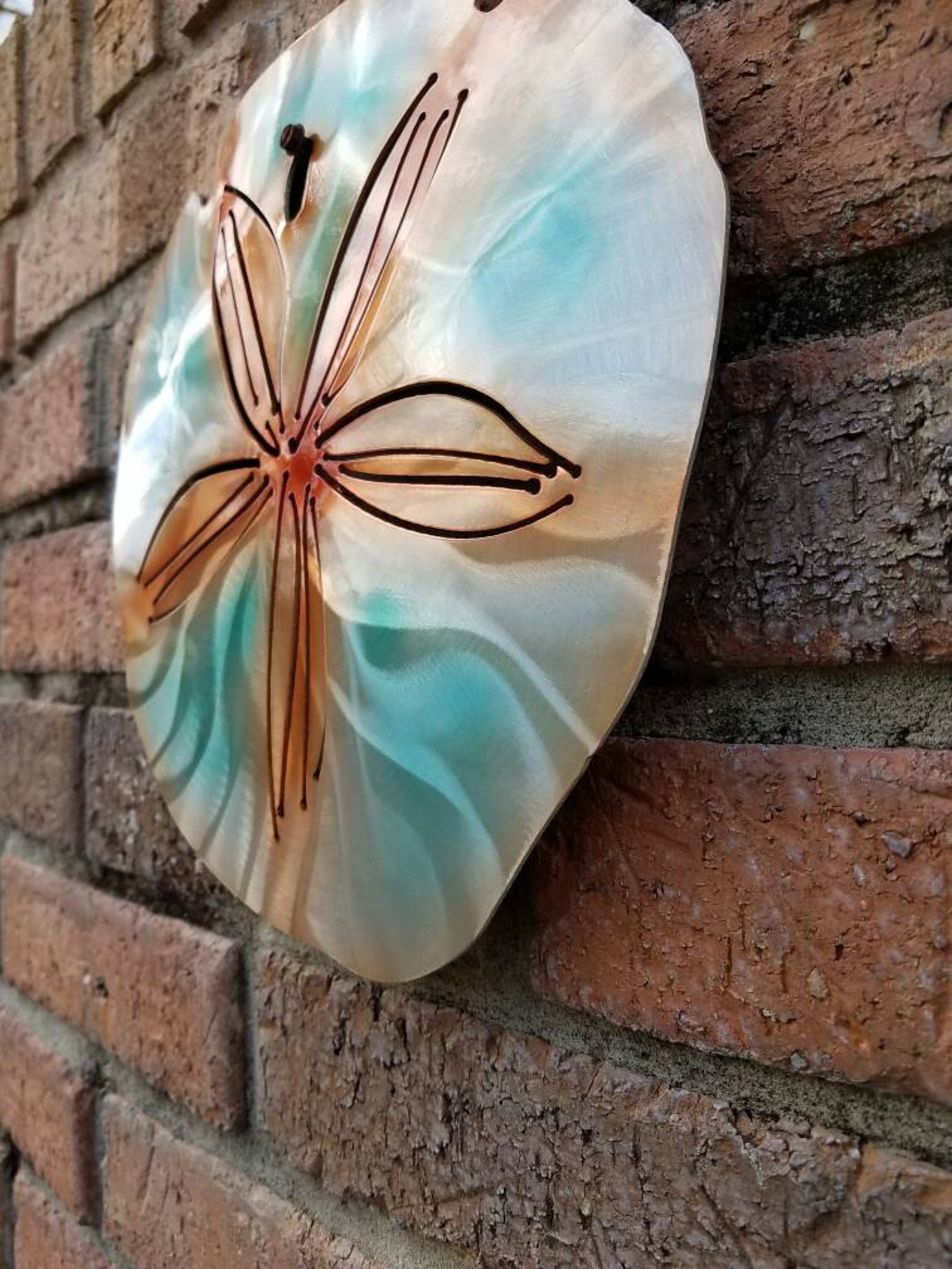 Sand Dollar Wall Art Metal Sand Dollar Ocean Decor Beach - Etsy Singapore
