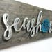 Seashore Sign Metal Seashore Sign Beach Decor Metal Art - Etsy