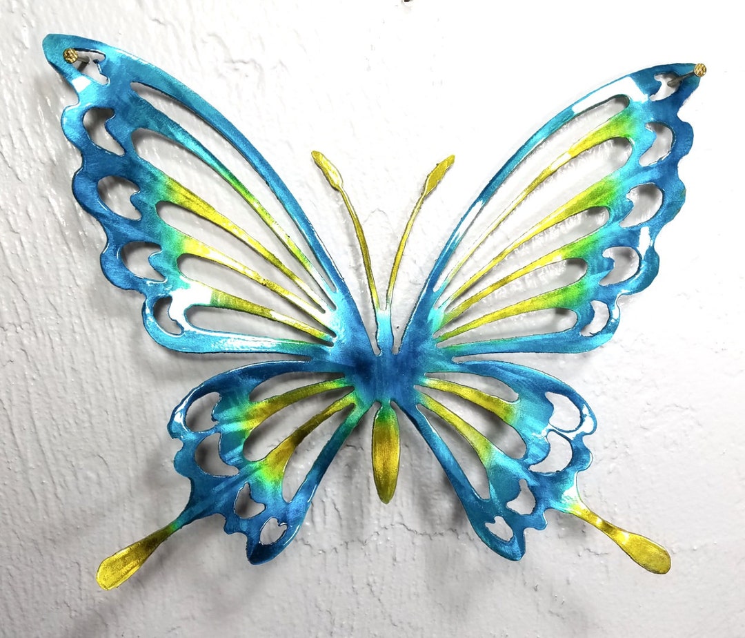 Metal Butterfly Wall Art, Butterfly Decor, Butterfly Garden, Butterfly ...