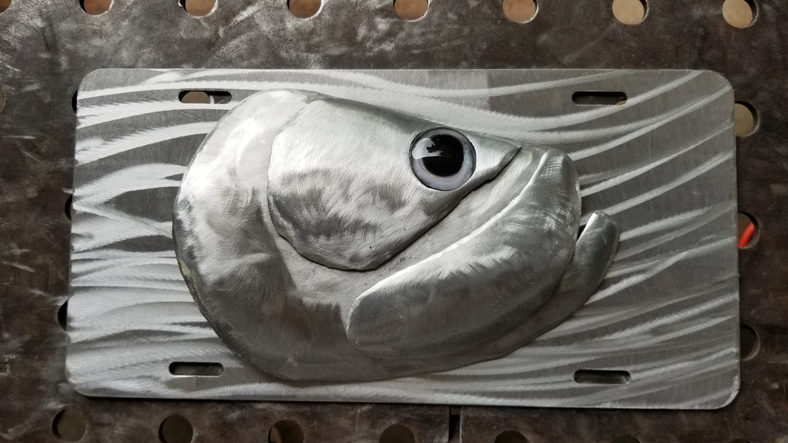 Tarpon Front License Plate License Plate Fish Fish License - Etsy