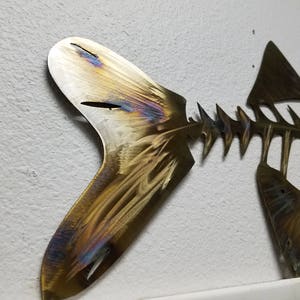 Snook Metal Wall Art, Snook Skeleton Art, Metal Fish Wall Art, Metal ...