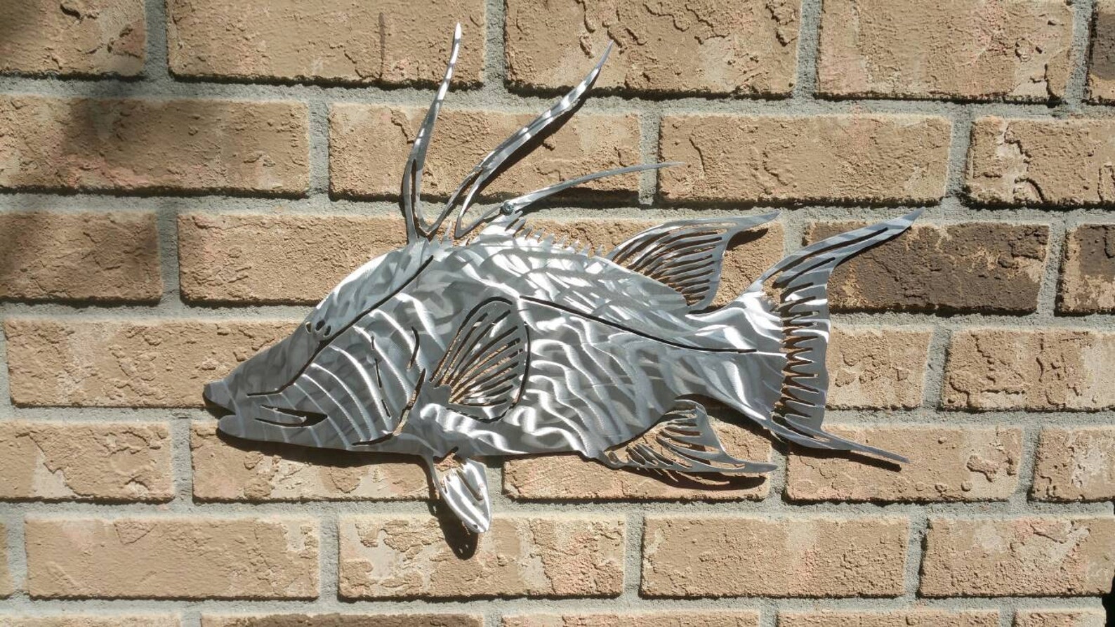 Hogfish in Aluminum, Plasma Cut, Hand Shaped - Etsy