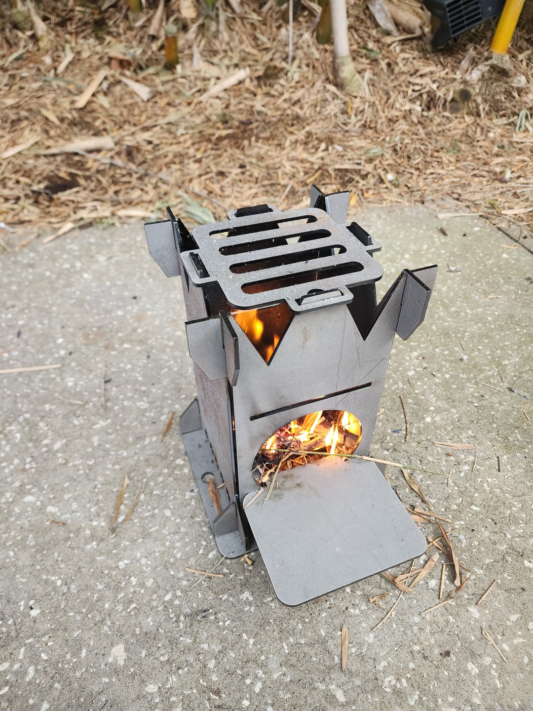 Collapsible Steel Camping Stove, Portable Camping Stove, Foldable ...