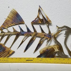 Snook Metal Wall Art, Snook Skeleton Art, Metal Fish Wall Art, Metal ...