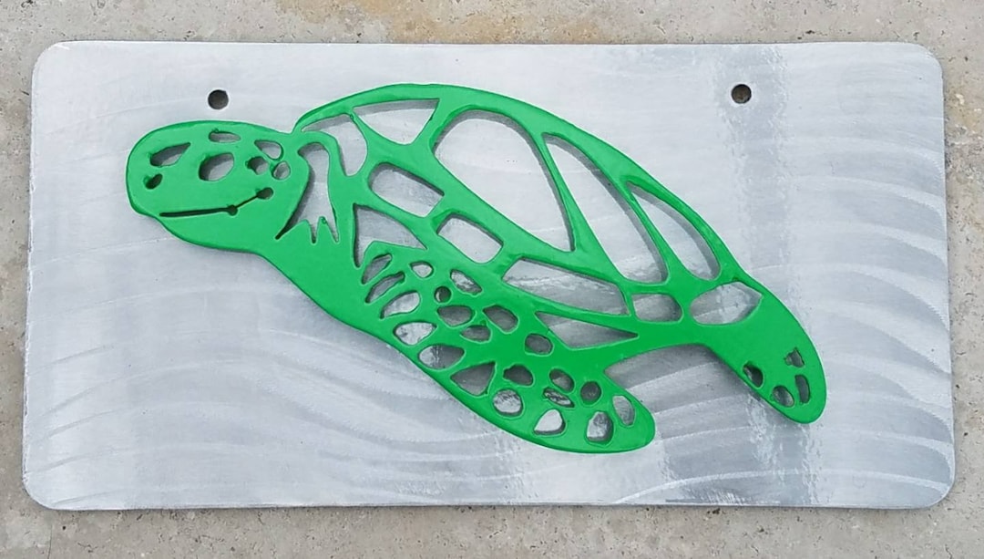 Sea Turtle License Plate, Ocean License Plate, Front License Plate ...