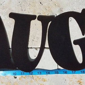 Metal Laugh Sign - Metal Letters - Metal Wall Art - Live Laugh Love ...