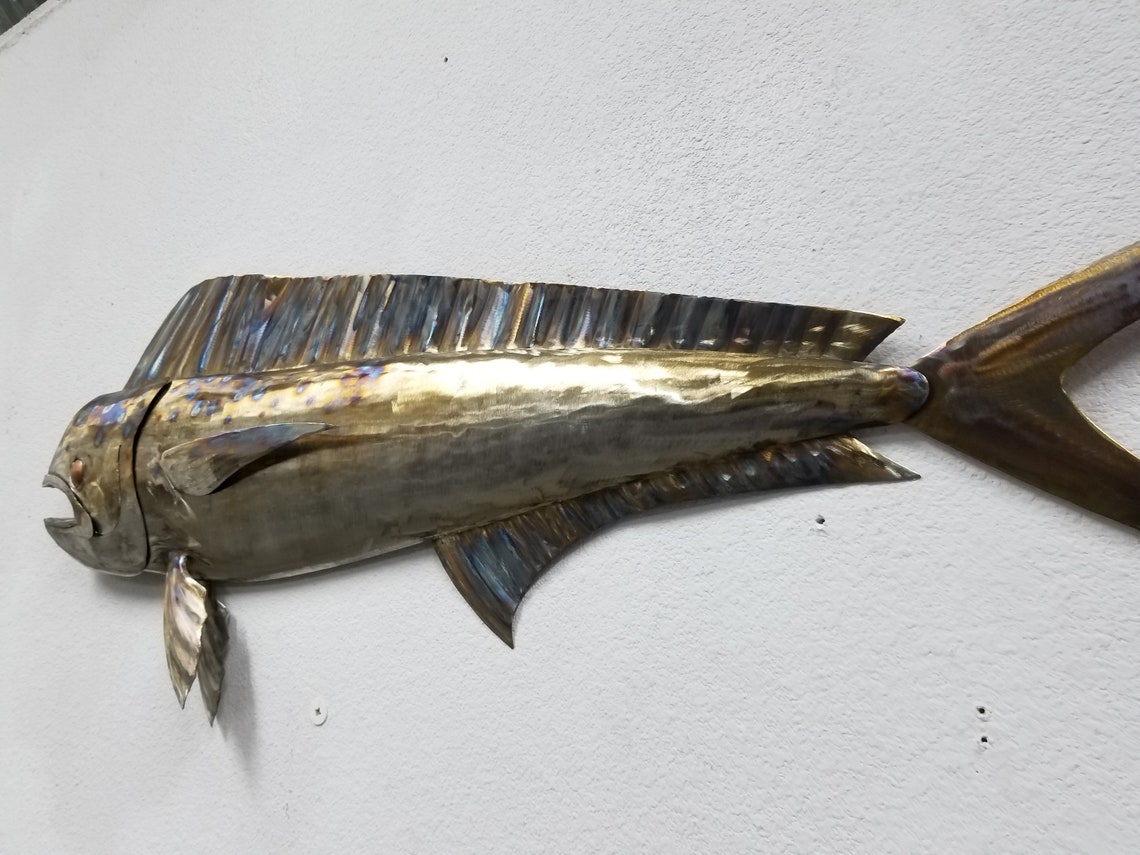 Mahi Mahi Wall Art, Metal Fish Wall Art, Metal Wall Art, Fish Wall ...