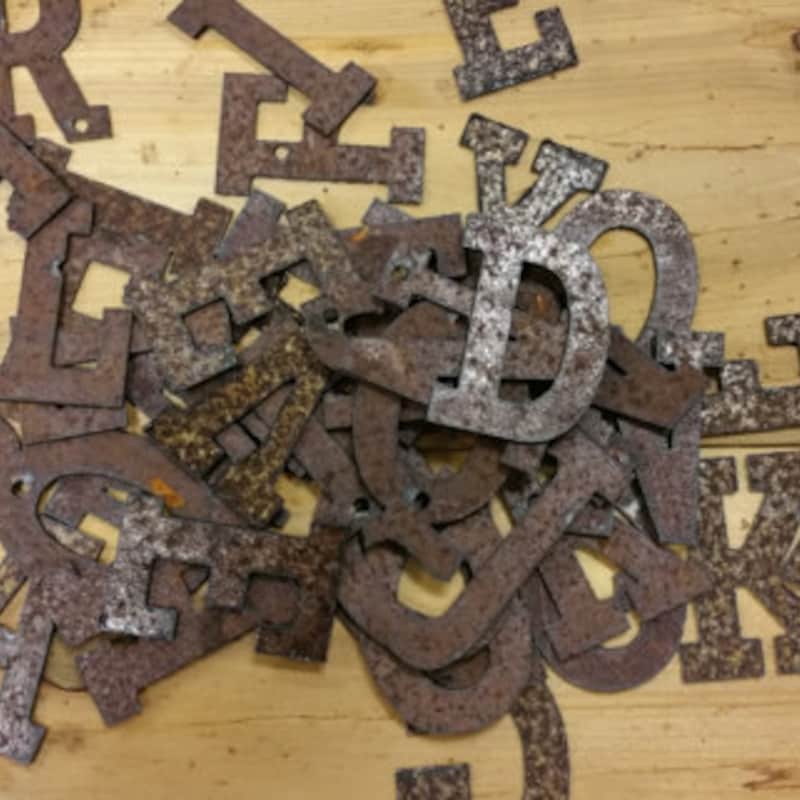 Metal Letters - Etsy