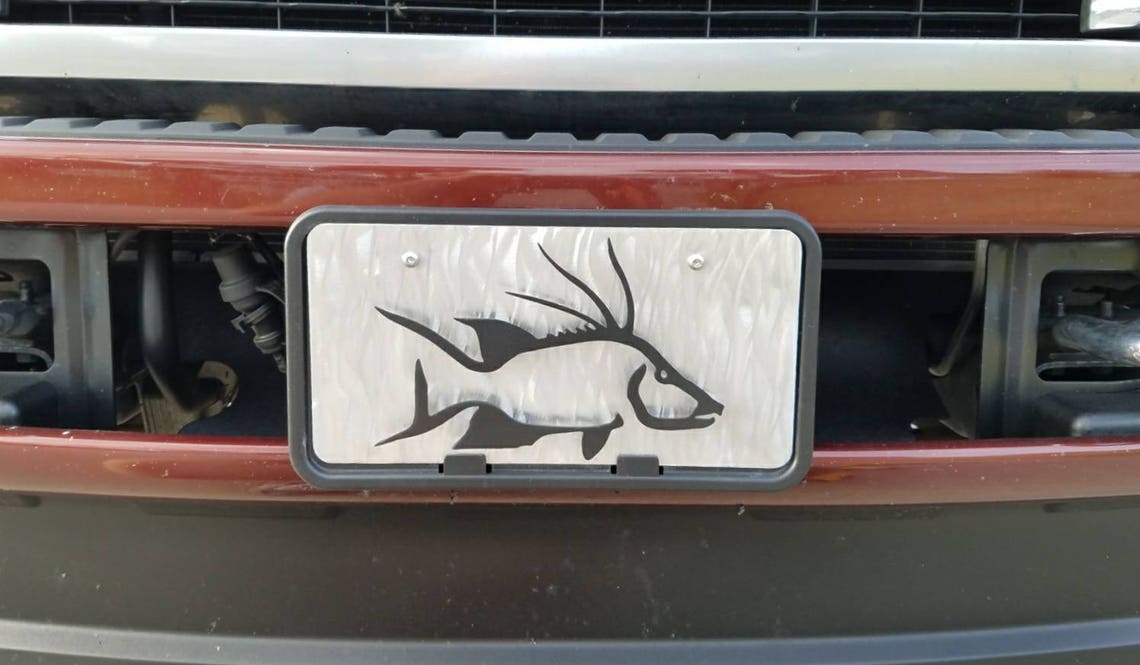 Hogfish Front License Plate License Plate Fishing Front Fish | Etsy