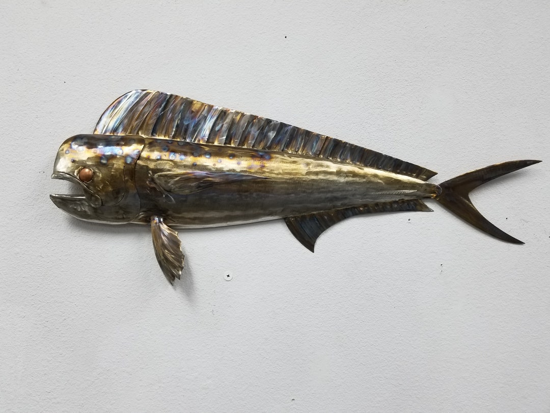 Mahi Mahi Wall Art, Metal Fish Wall Art, Metal Wall Art, Fish Wall ...