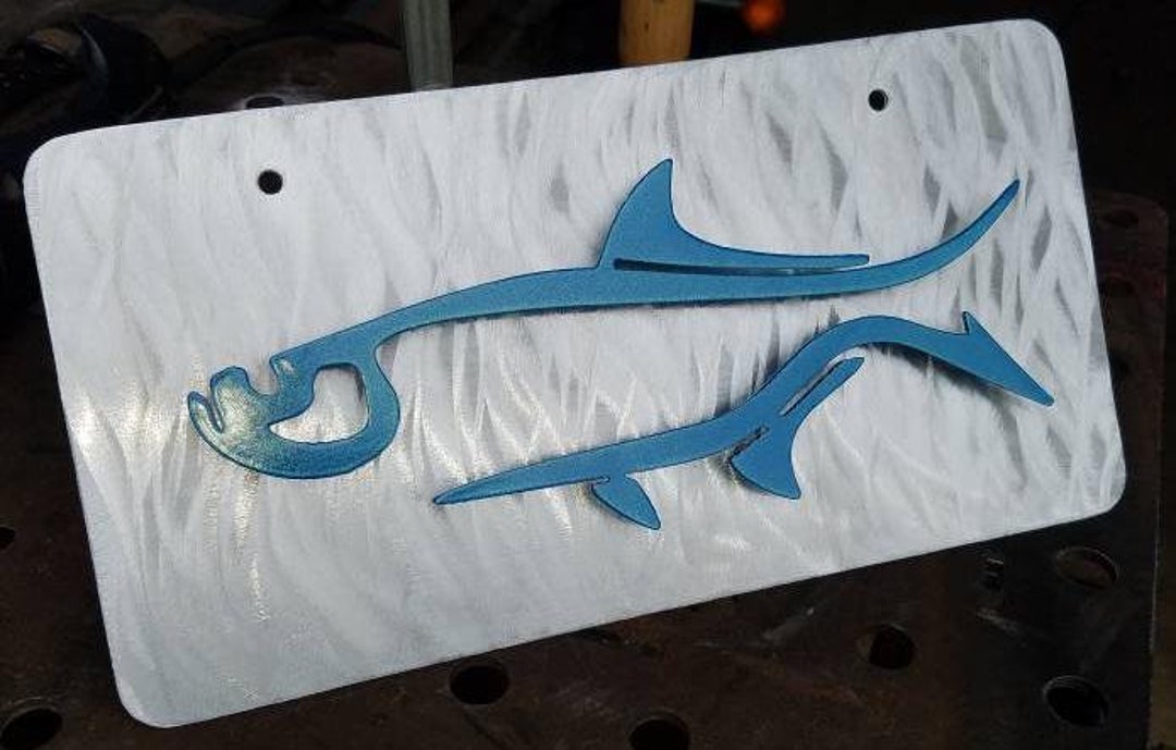 Tarpon License Plate for Fisherman or Gift for Dad, Husband, Brother - Etsy