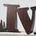 Metal Laugh Sign Metal Letters Metal Wall Art Live Laugh Love Outdoor ...