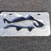 Redfish License Plate, Steel Fisherman Gift - Etsy