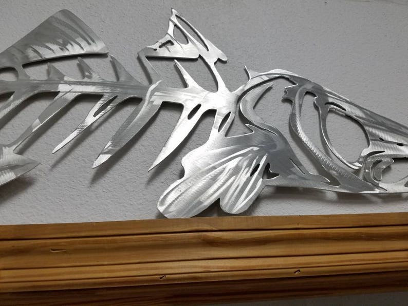 Snook Wall Art, Snook Skeleton Hanging, Aluminum Metal Art, Metal Snook ...
