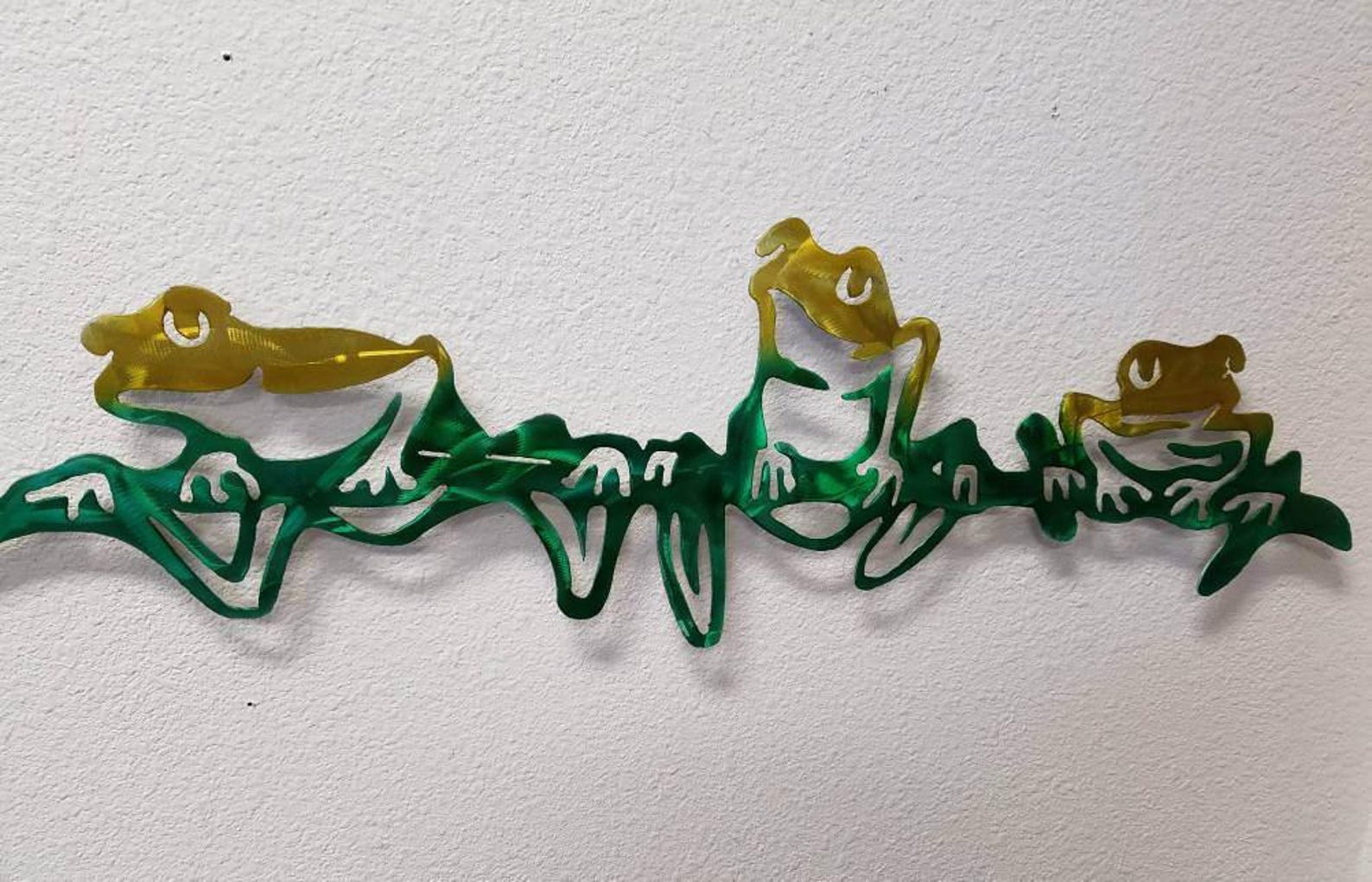 Tree Frog Art Metal Wall Art Metal Jungle Art Herp - Etsy