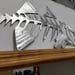 Snook Wall Art, Snook Skeleton Hanging, Aluminum Metal Art, Metal Snook ...