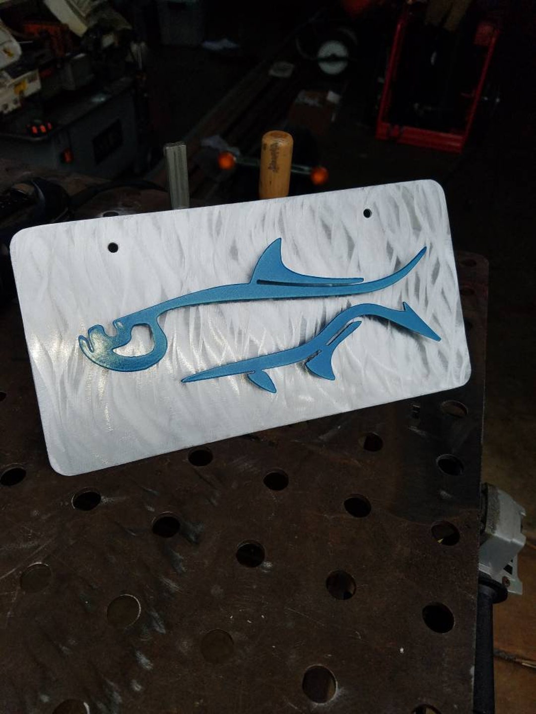 Tarpon License Plate for Fisherman or Gift for Dad Husband - Etsy