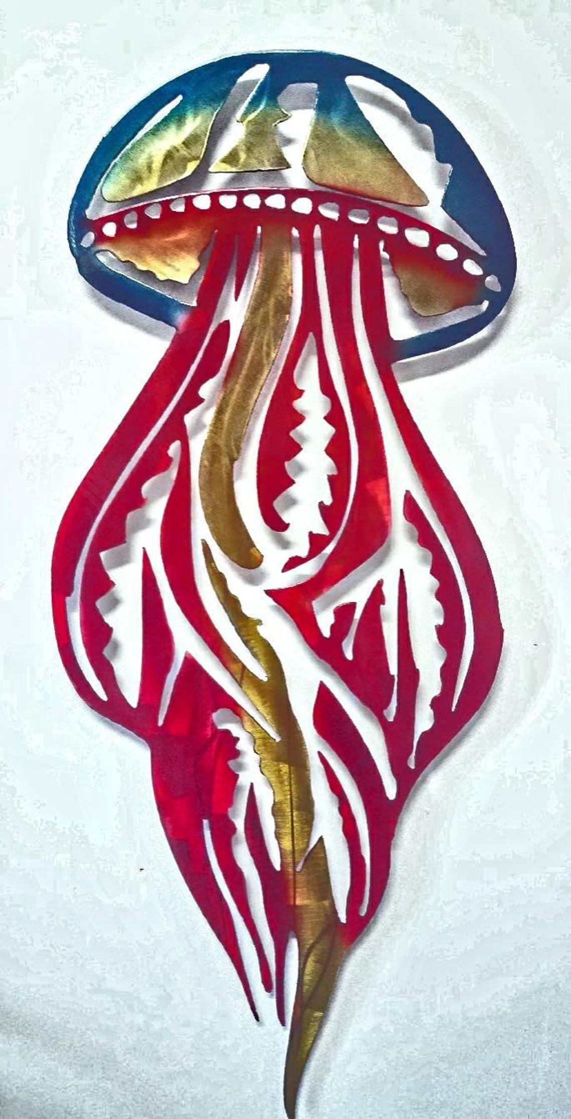 Aluminum Jellyfish Art Jellyfish Decor Jellyfish Design - Etsy