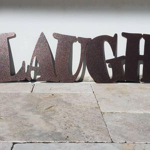 Metal Love Sign - Metal Letters - Metal Wall Art - Live Laugh Love ...
