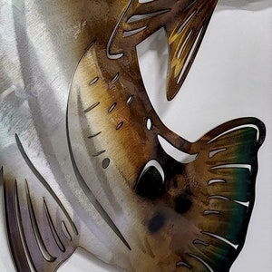 Redfish or Red Drum Aluminum Wall Art, Gift for Dad or Fisherman ...