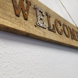 Rustic Welcome Sign, Rustic Welcome Sign Porch, Vintage Welcome Sign ...