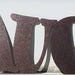 Metal Laugh Sign Metal Letters Metal Wall Art Live Laugh Love Outdoor ...