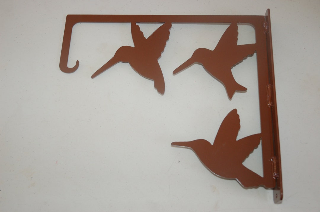 Hummingbird Feeder Hanger - USA Steel, Patio Decor - Etsy