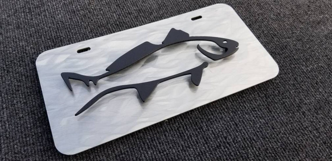 Redfish or Red Drum Front License Plate for Fisherman or Gift - Etsy