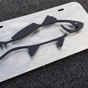 Redfish or Red Drum Front License Plate for Fisherman or Gift for Dad ...