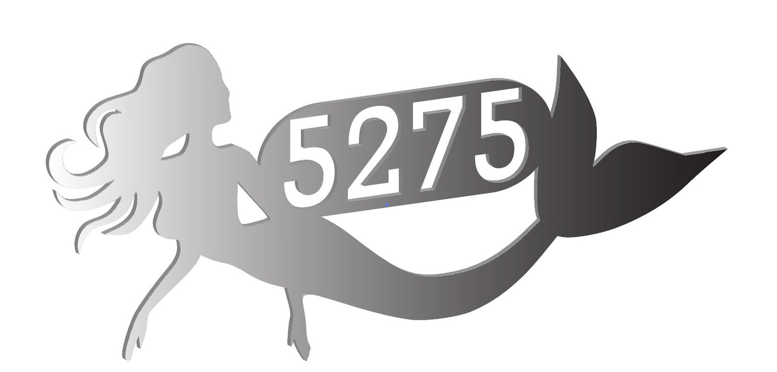 Hogfish Address Sign, Aluminum Custom Home Number Sign - Etsy