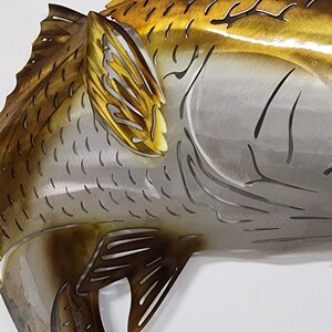 Redfish or Red Drum Aluminum Wall Art, Gift for Dad or Fisherman ...