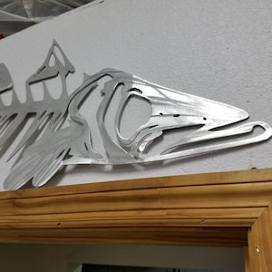 Snook Wall Art, Snook Skeleton Hanging, Aluminum Metal Art, Metal Snook ...