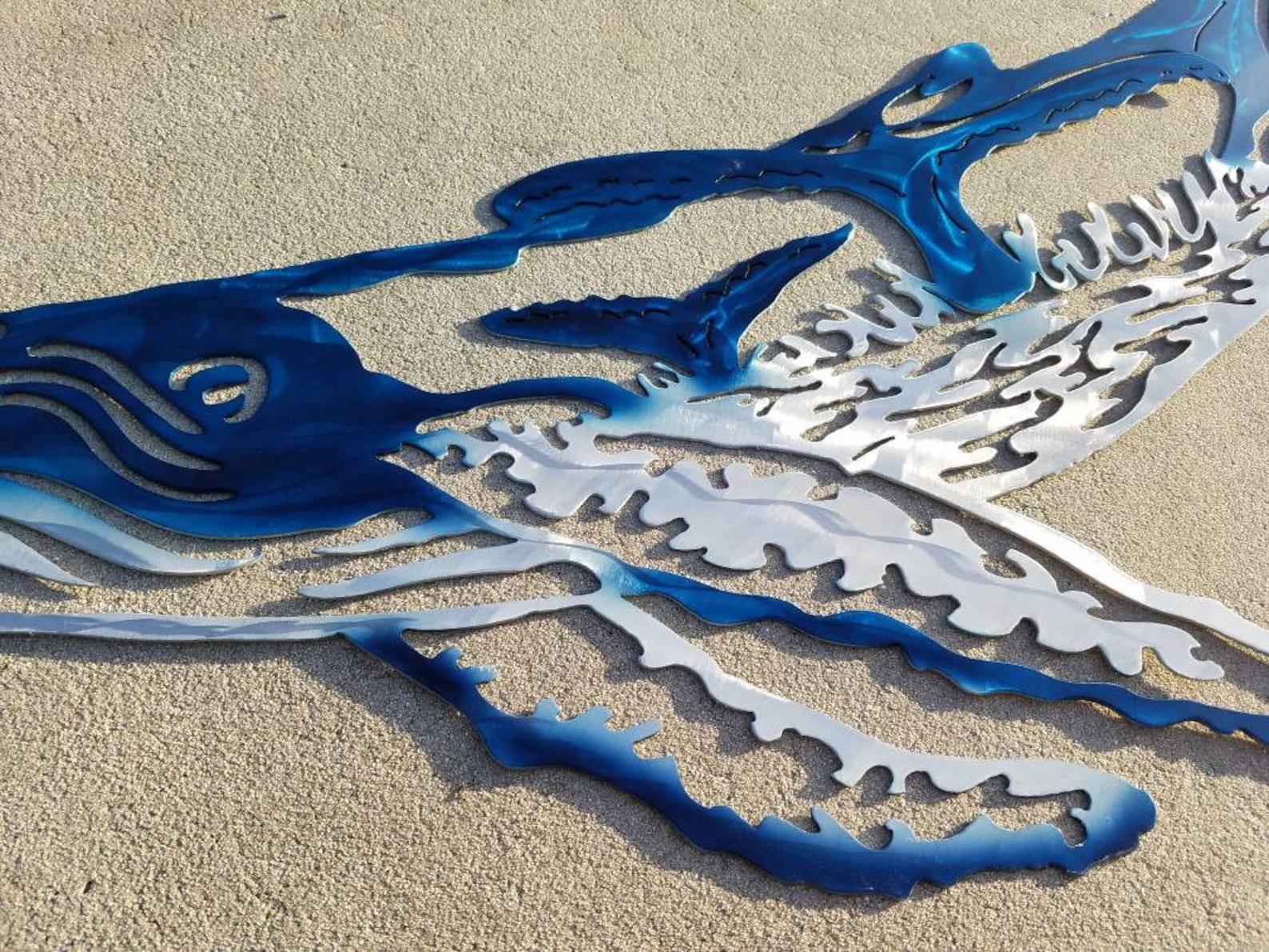 Aluminum Humpback Whale Wall Art, Tropical Ocean Decor - Etsy