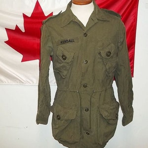 Canadian Army Shirt Field Military Light Jacket BDU OG 107 Color Size ...