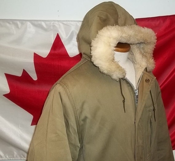 Canadian Sears work jacket logger parka coat pile qui… - Gem