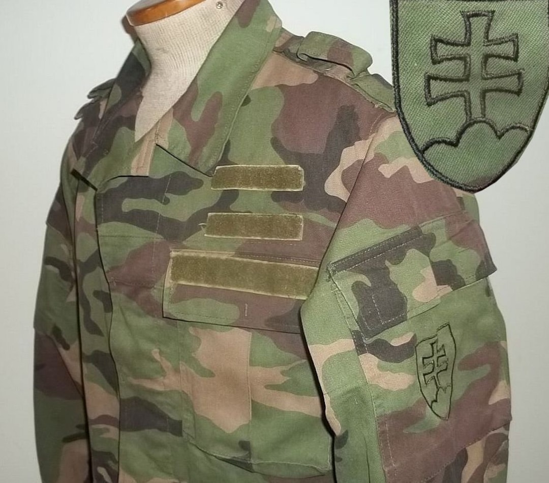 Slovak Army Field Jacket M97 Military Coat Eastern Europen Woodland ...