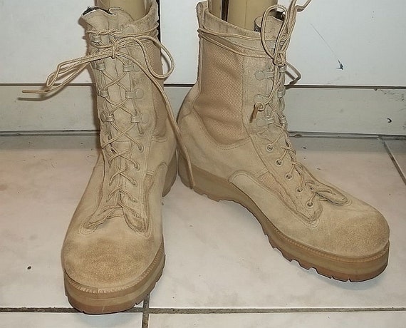 McRae combat boots desert Gortex US Army issue NSN 84… - Gem