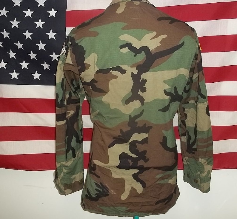 Civil Air Patrol BDU Shirt Woodland Camo Pennsylvania Wing - Etsy