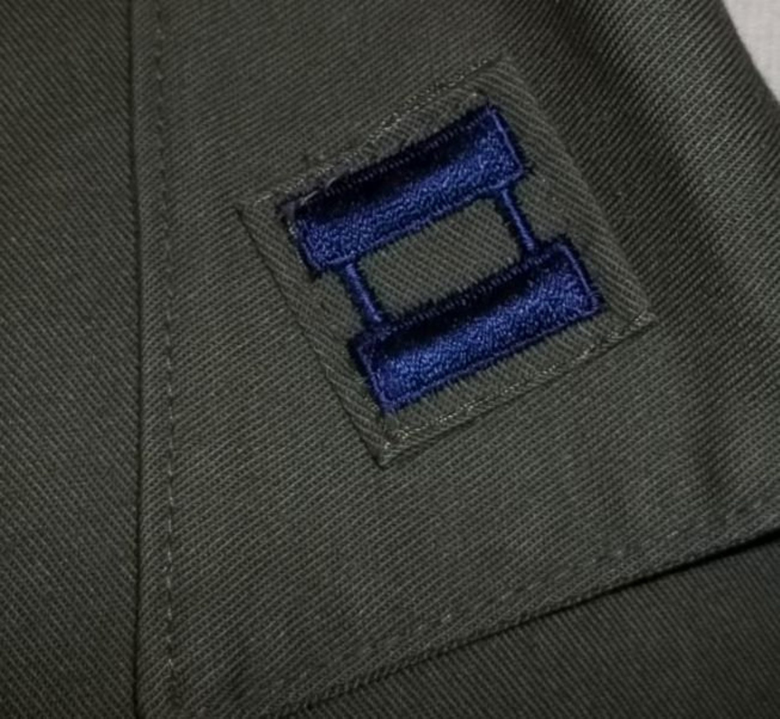 Vintage USAF Field Shirt OG-507: Patched Military Collectible (16 1/2 X ...