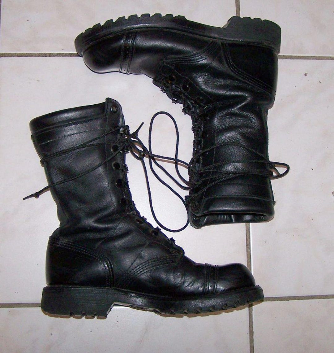 Military Field Boots Matterhorn Corcoran 1520 Black Leather Vibram ...