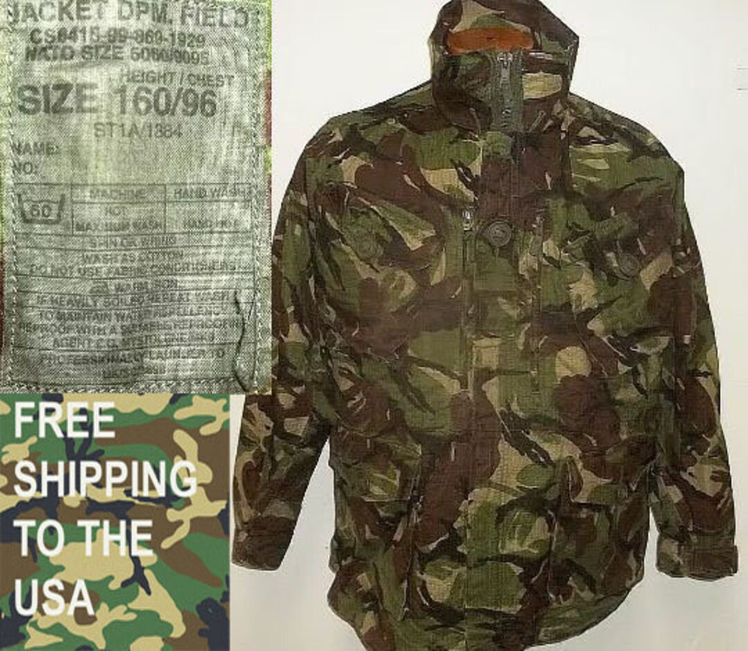 British Army Smock Field Jacket Soldier 95 Model DPM Camo Medium Short ...