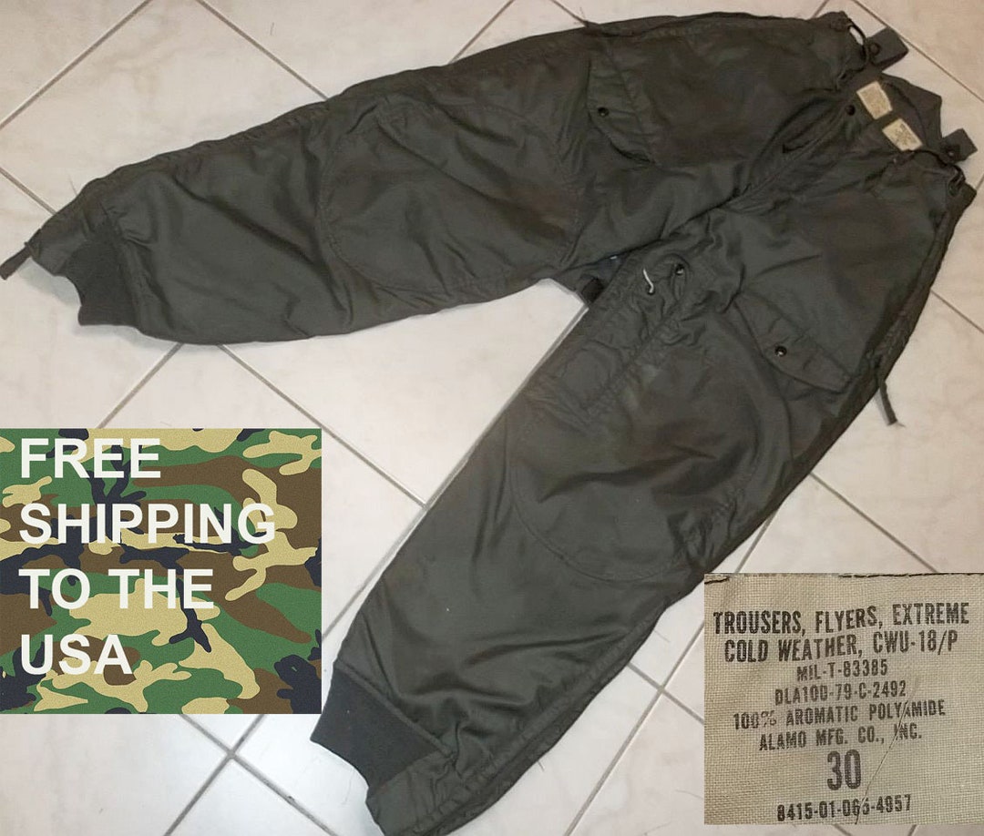 USAF CWU 18/P Flight Pants Nomex Trousers Sage Color Boyfriend Size 30 ...